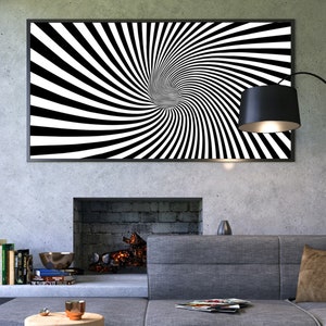 3D Tunnel Optical Illusion Art Downloadable Print Wallpaper, With Ai ...