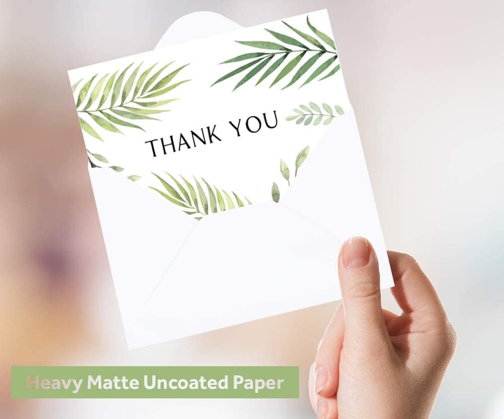 36 Watercolor Floral Thank You Notes Box Set With Envelopes & Stickers ...