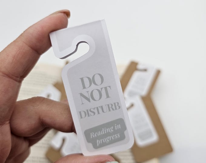 Do Not Disturb Bookmark Series in My Romance Era Book Lover Busy ...