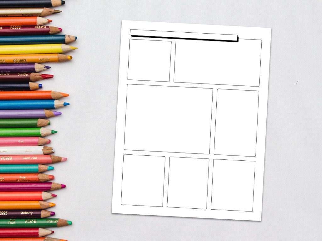 The Complete Comic Book Template - Etsy
