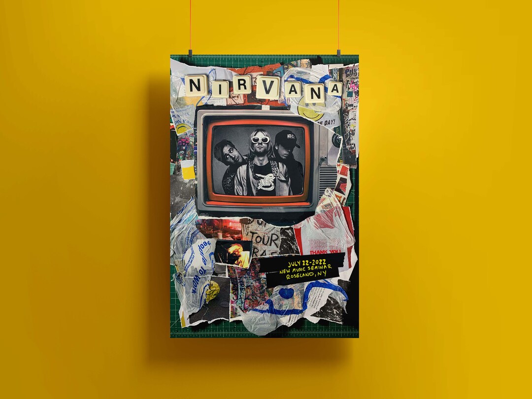 Nirvana Poster - Etsy