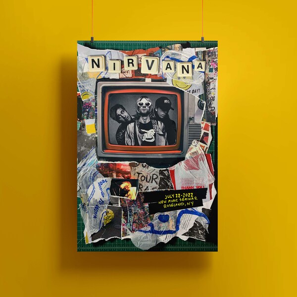 Nirvana Paper Poster - Etsy