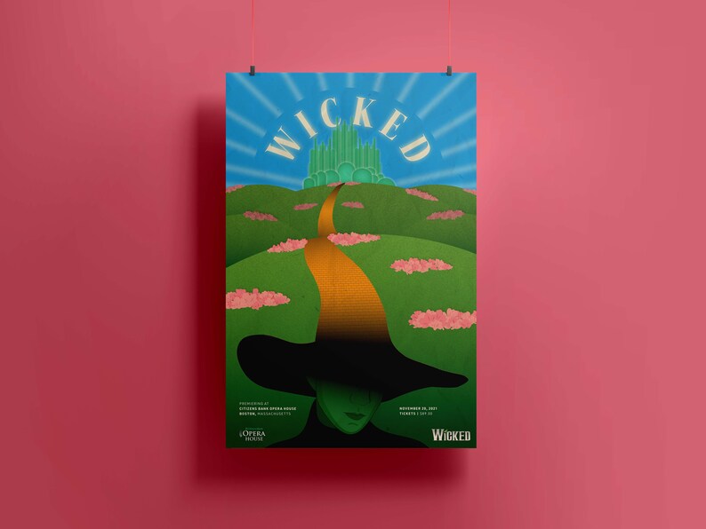 Wicked Poster - Etsy