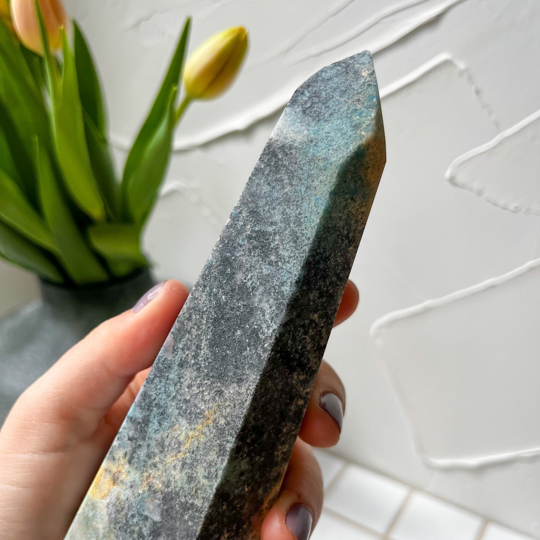 Trolleite Tower Crystal Decor Polished Trolleite Quartz - Etsy