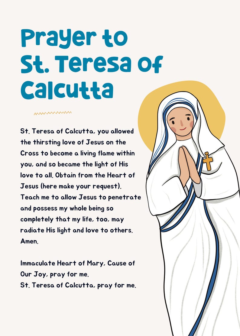 Catholic Prayer Cards | Printable Prayers for Catholic - Etsy