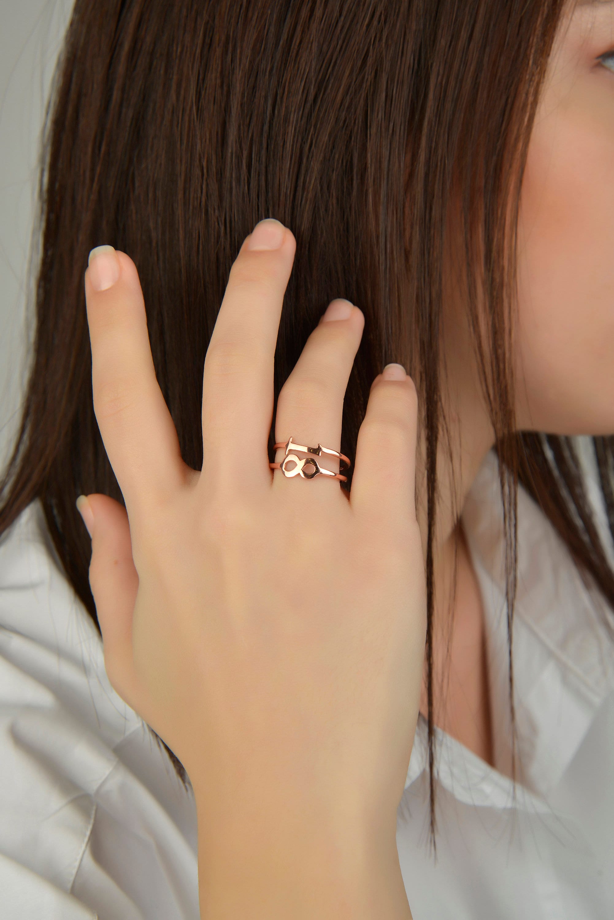 Number Ring Custom Date Ring Personalized Number Ring - Etsy