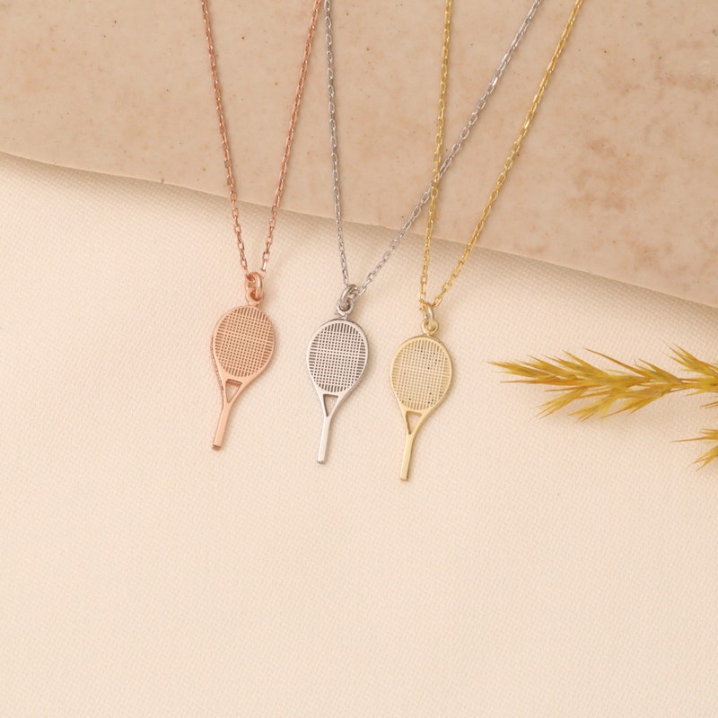 Tennis Racket Necklaces - Etsy