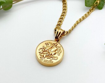 St George Pendant - Etsy