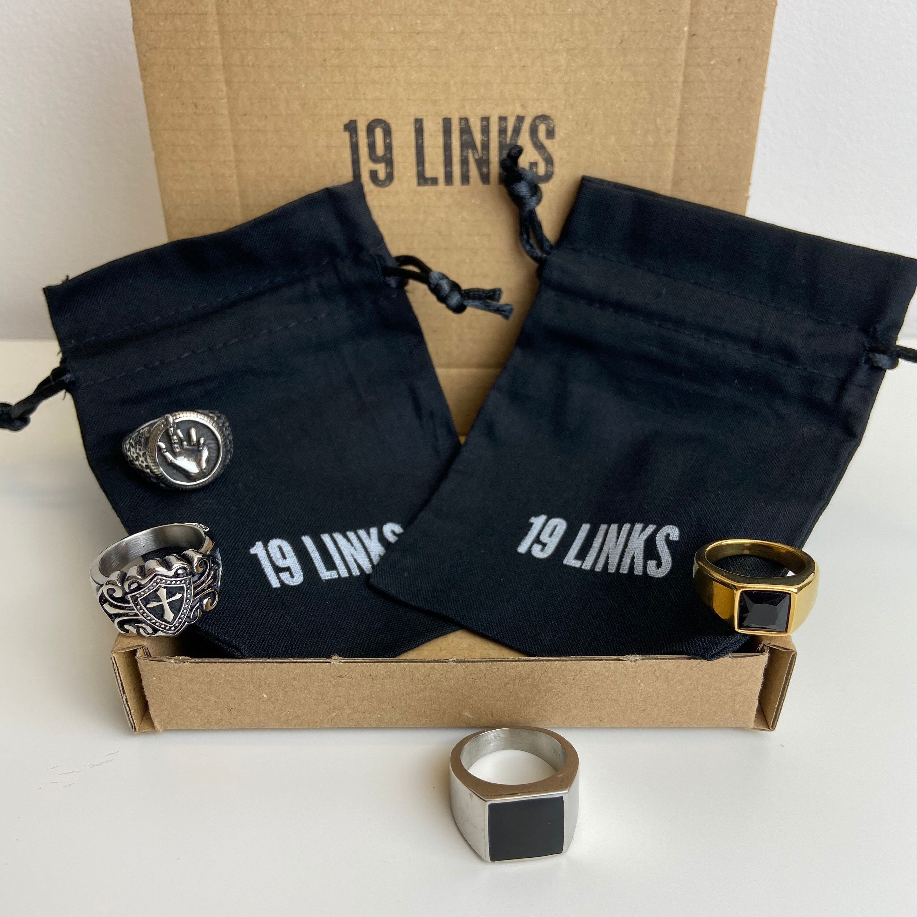 St Christopher Signet Sovereign Silver and Gold Ring For Men | Etsy