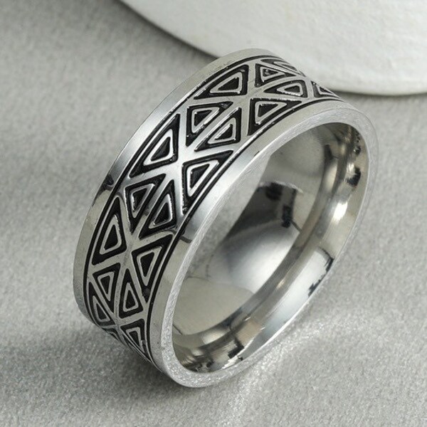 Aztec Ring Men - Etsy