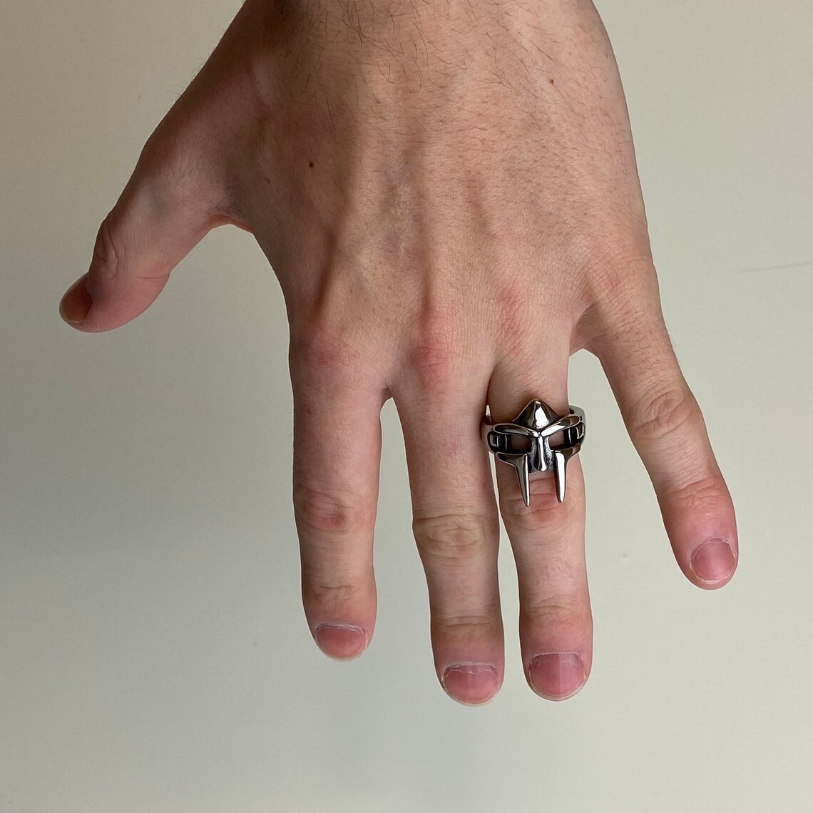 Mf Doom Ring For Men Silver MF DOOM Ring MF Doom Jewellery | Etsy