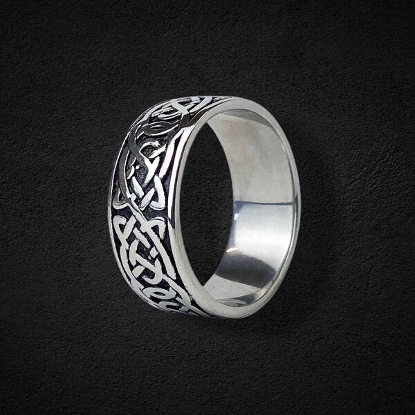 Mens Celtic Ring - Etsy