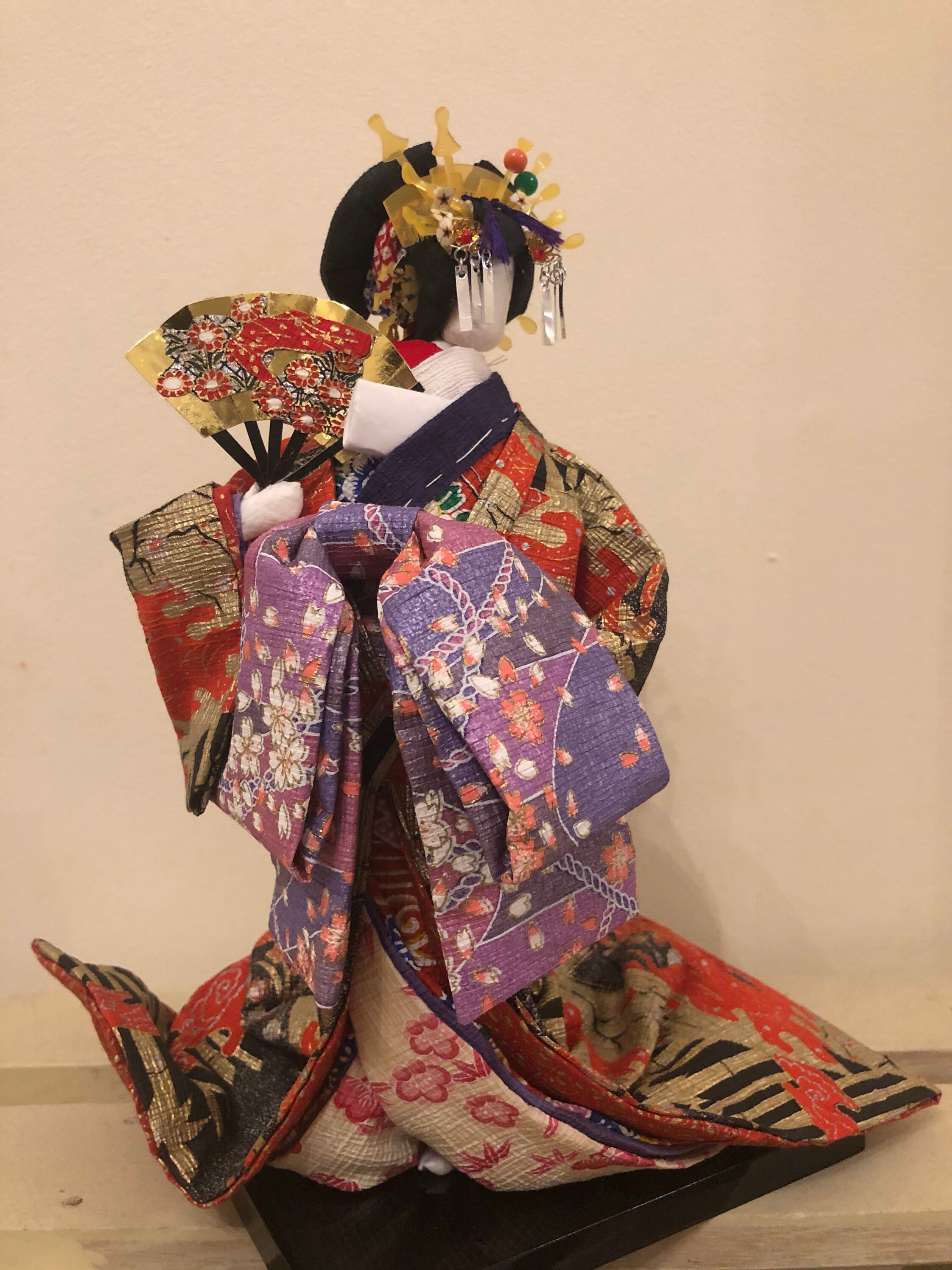 Traditional "oiran” Washi Doll-p - Etsy