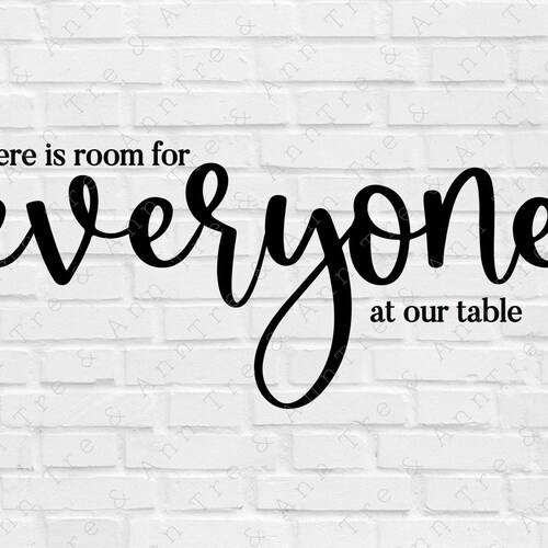 Dining Room Sign Svg Kitchen Sign Svg Everyone Welcome Svg - Etsy