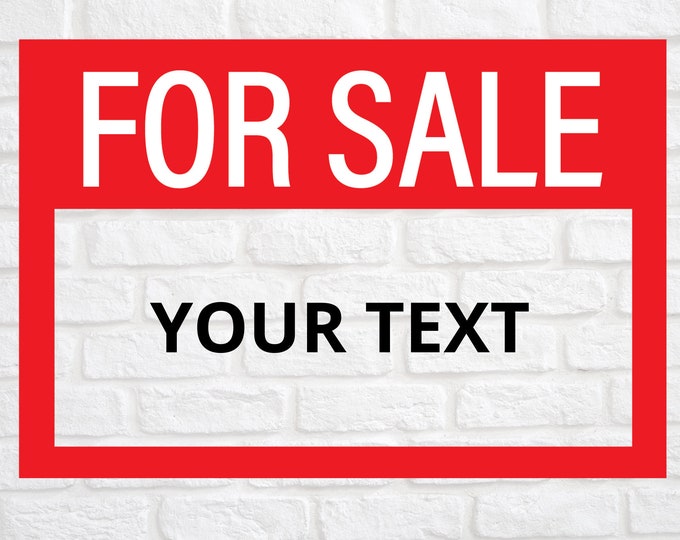 For Sale Sign Svg for Sale Svg Customizable for Sale Sign - Etsy UK