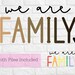 We Are Family Svg - Classroom Svg - Classroom Sign Svg - Classroom ...
