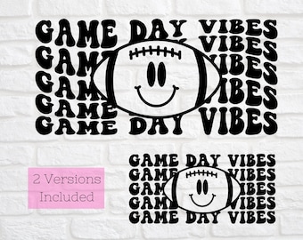 Game Day Svg, Game Day Vibes Svg, Football Svg, Football Shirt Svg ...