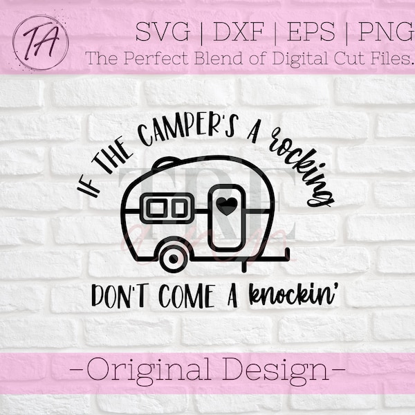 If This Camper is Rocking Dont Come Knocking - Etsy