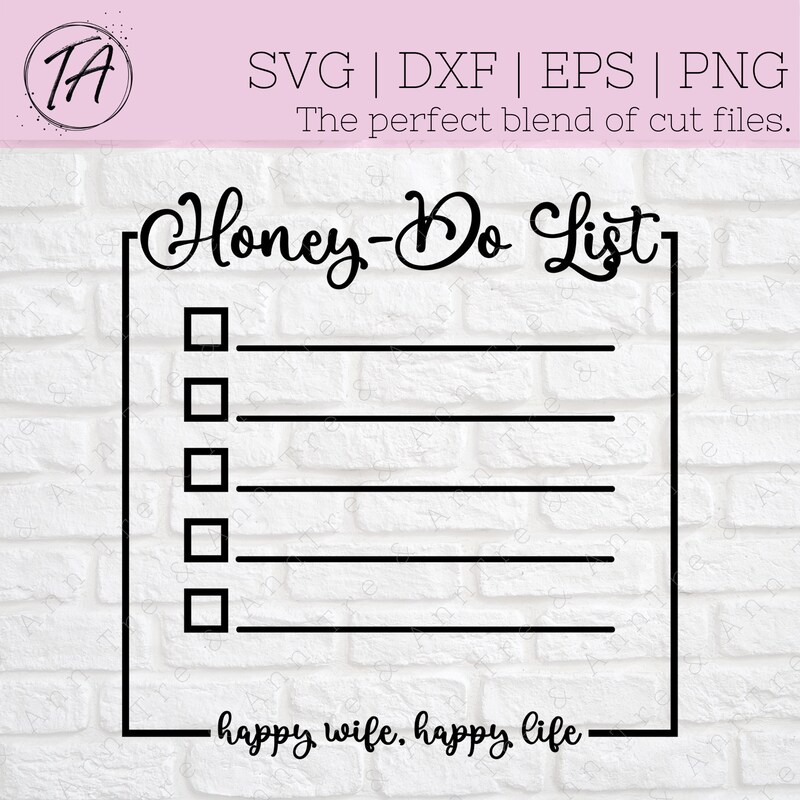 To Do List Svg - Etsy