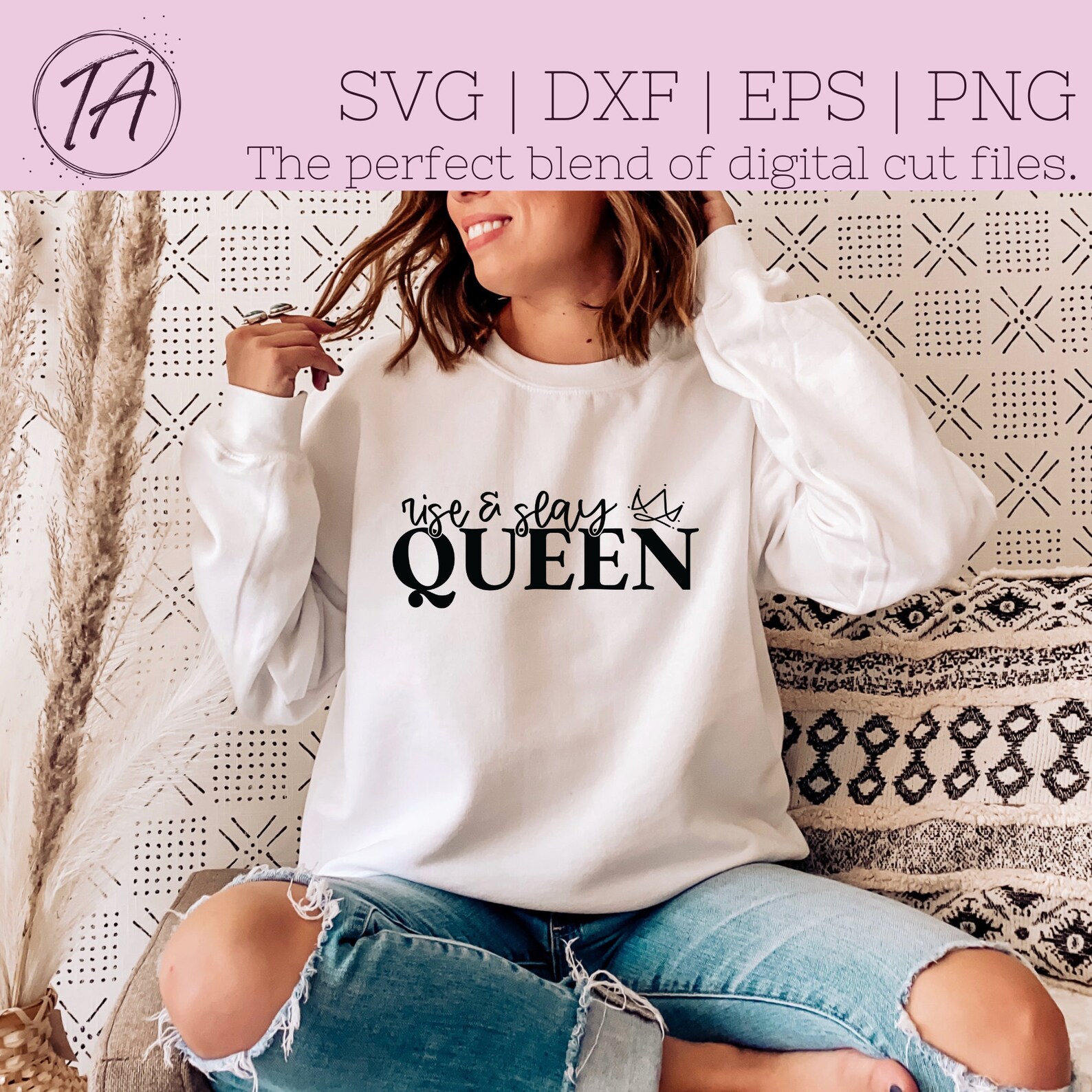 Rise and Slay Svg Queen Svg Rise and Slay Queen Svg Boss | Etsy Canada