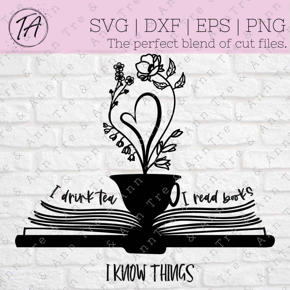 Lecture svg Thé svg Livre svg Connaissance svg Lecture et - Etsy Canada