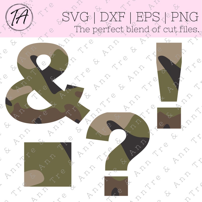 Camouflage Svg Alphabet Svg Camo Alphabet Svg Camouflage - Etsy