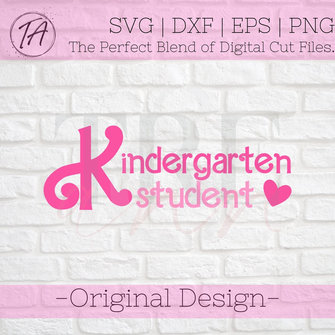 Kindergarten Svg Kindergarten Shirt Svg Kindergarten - Etsy