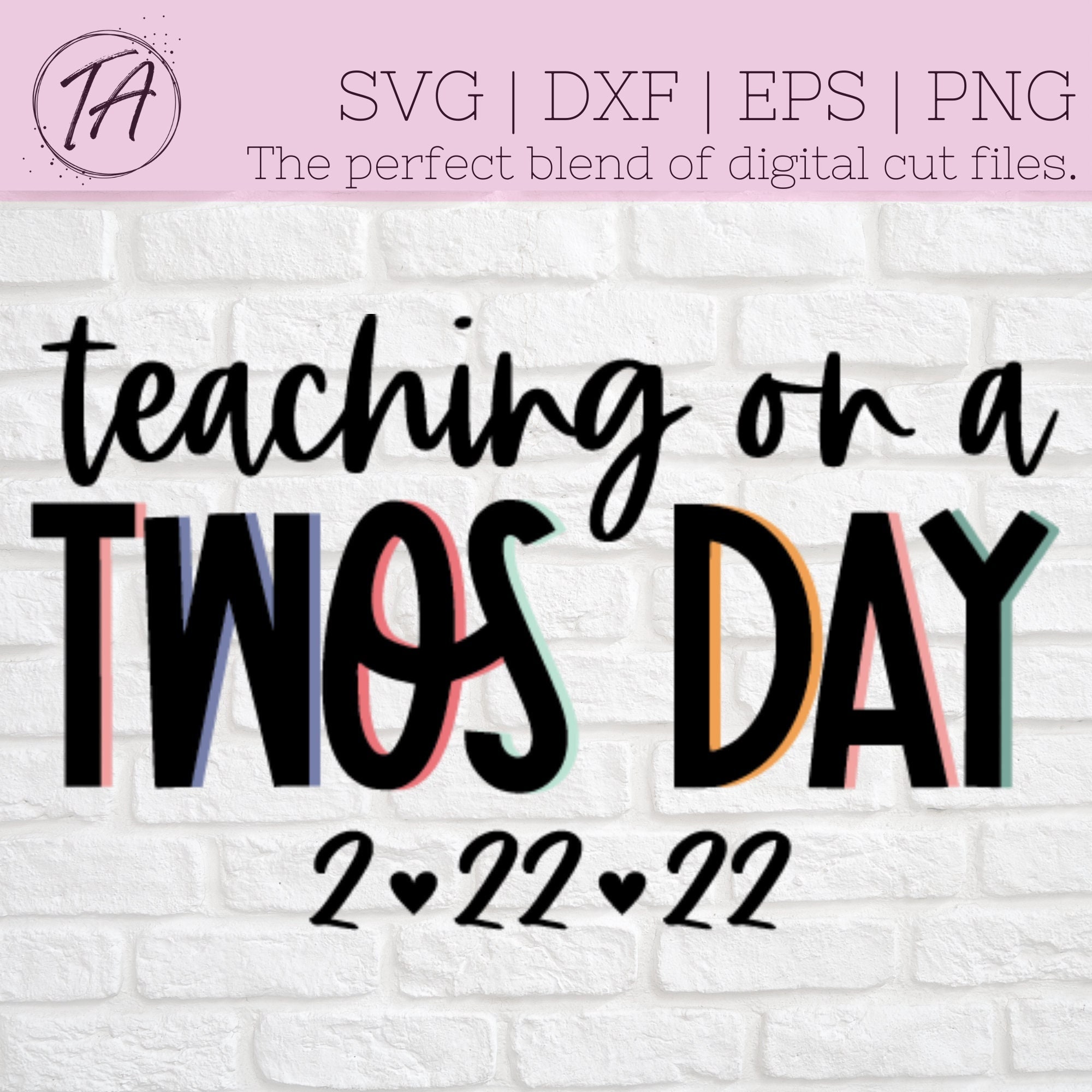 Twos Day Svg Twos-day Svg Twos Day Shirt Svg Twos-day | Etsy