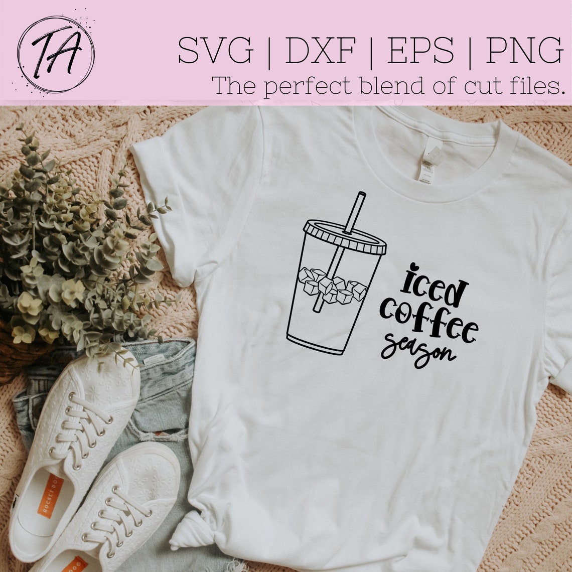 Iced Coffee svg Iced Coffee Season svg Coffee svg Coffee | Etsy