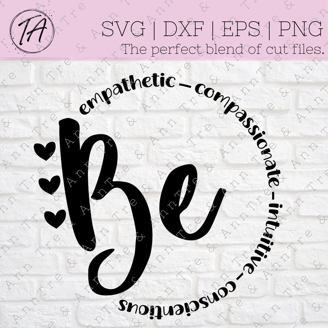 Be Kind svg Kind svg Empathy svg Compassion svg Human Kind | Etsy