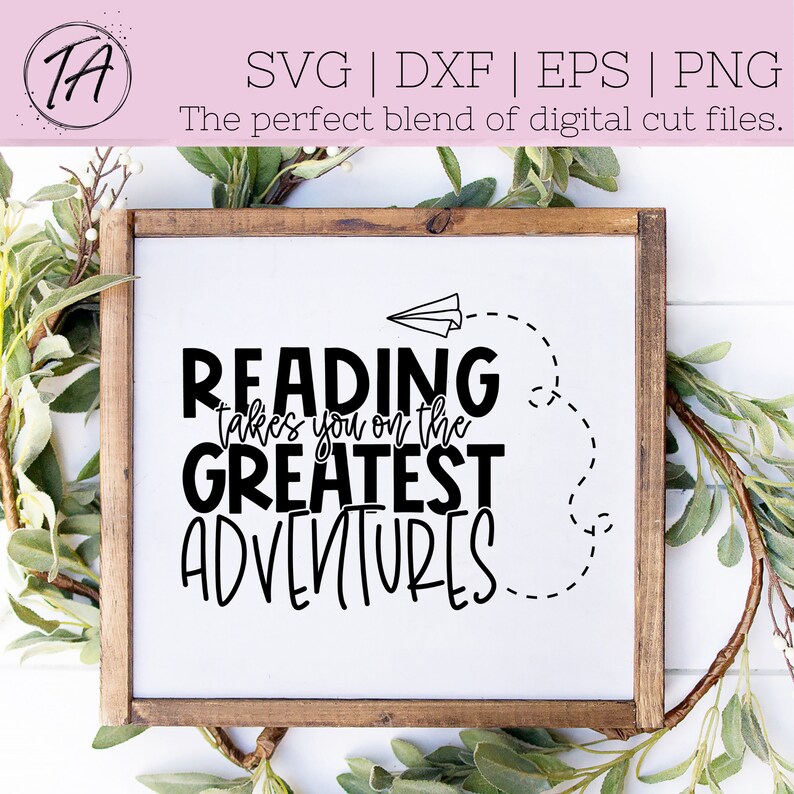 Reading Svg Reading Adventures Svg Classroom Library Svg - Etsy