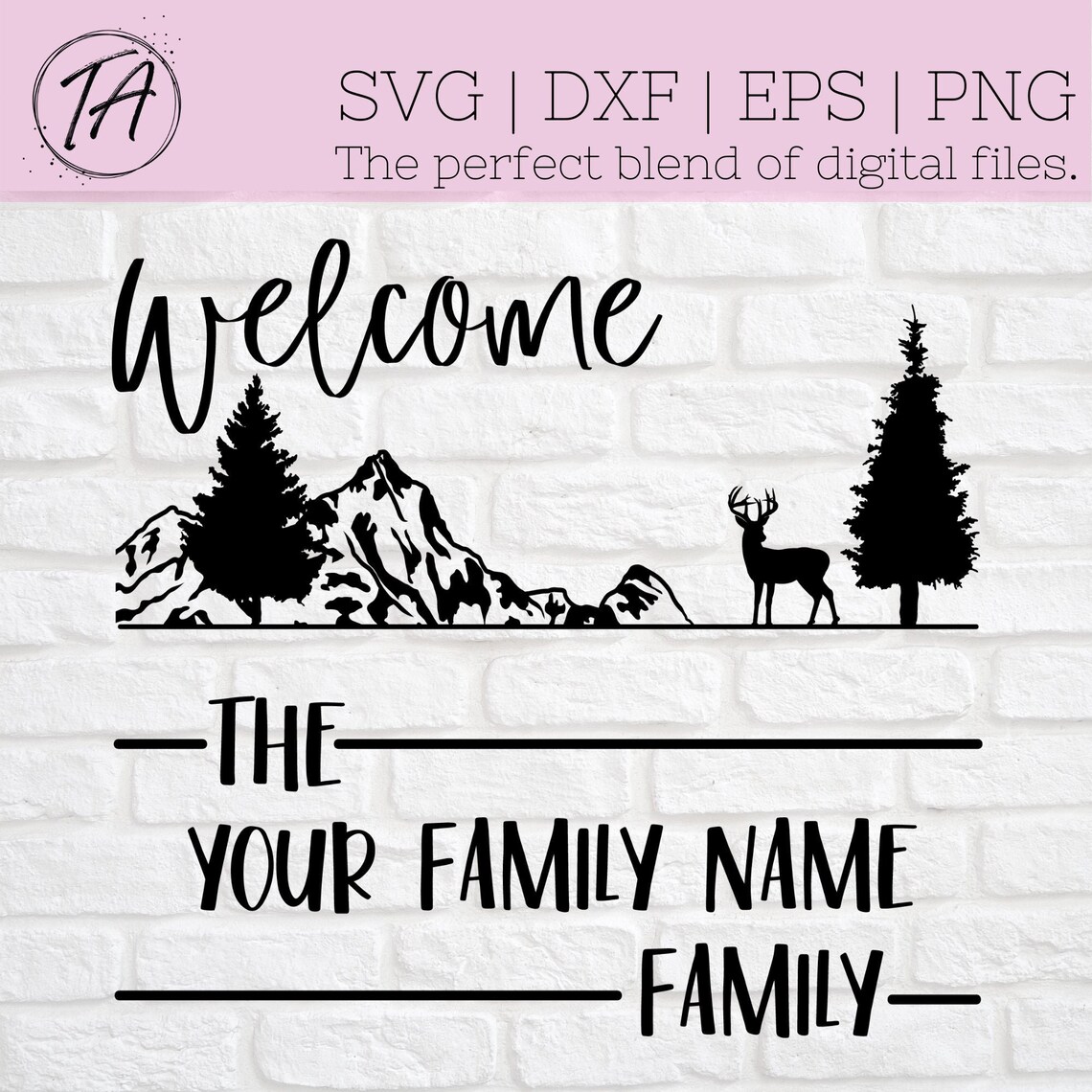 Family Name Sign Svg Name Sign Svg Last Name Sign Svg | Etsy