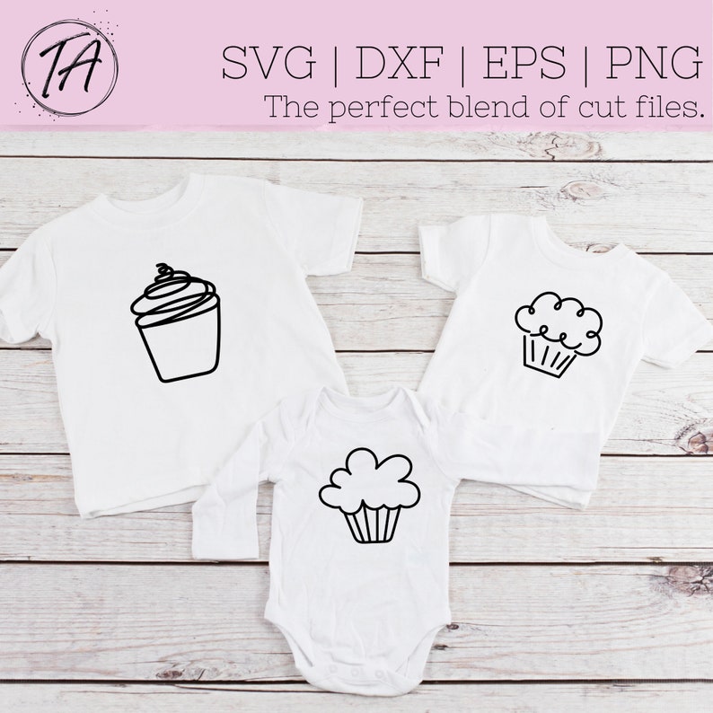 Cupcakes Svg Cupcake Svg Muffin Svg Muffins Svg Baking | Etsy