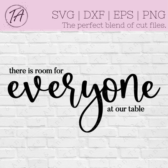 Dining Room Sign svg Kitchen Sign svg Everyone Welcome svg | Etsy