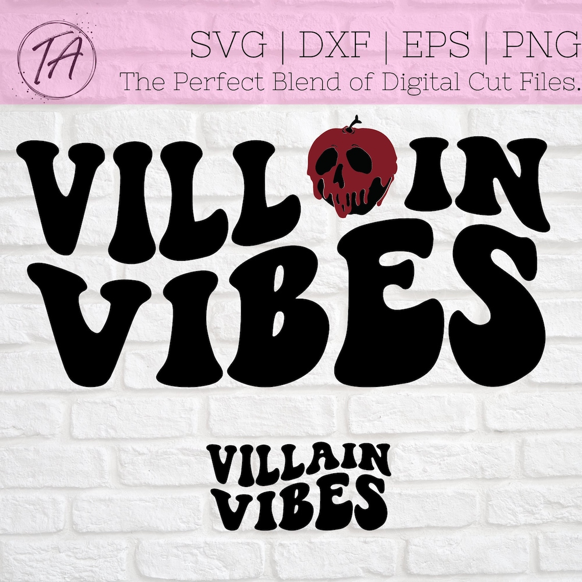 Villain Vibes Svg- Villain Svg- Halloween Svg- Spooky Svg- Spooky Vibes ...