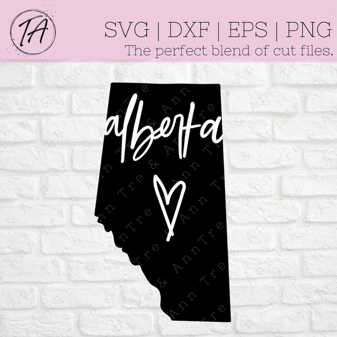 Alberta SVG - Alberta Canada Svg - Province SVG - Canada SVG - Canadian ...