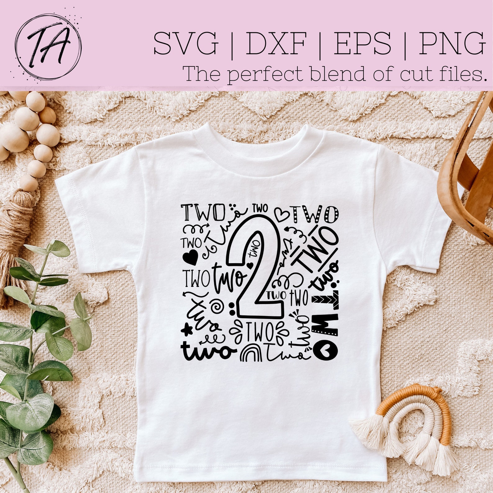 2nd Birthday Svg Two Year Old Svg Second Birthday Svg - Etsy Canada