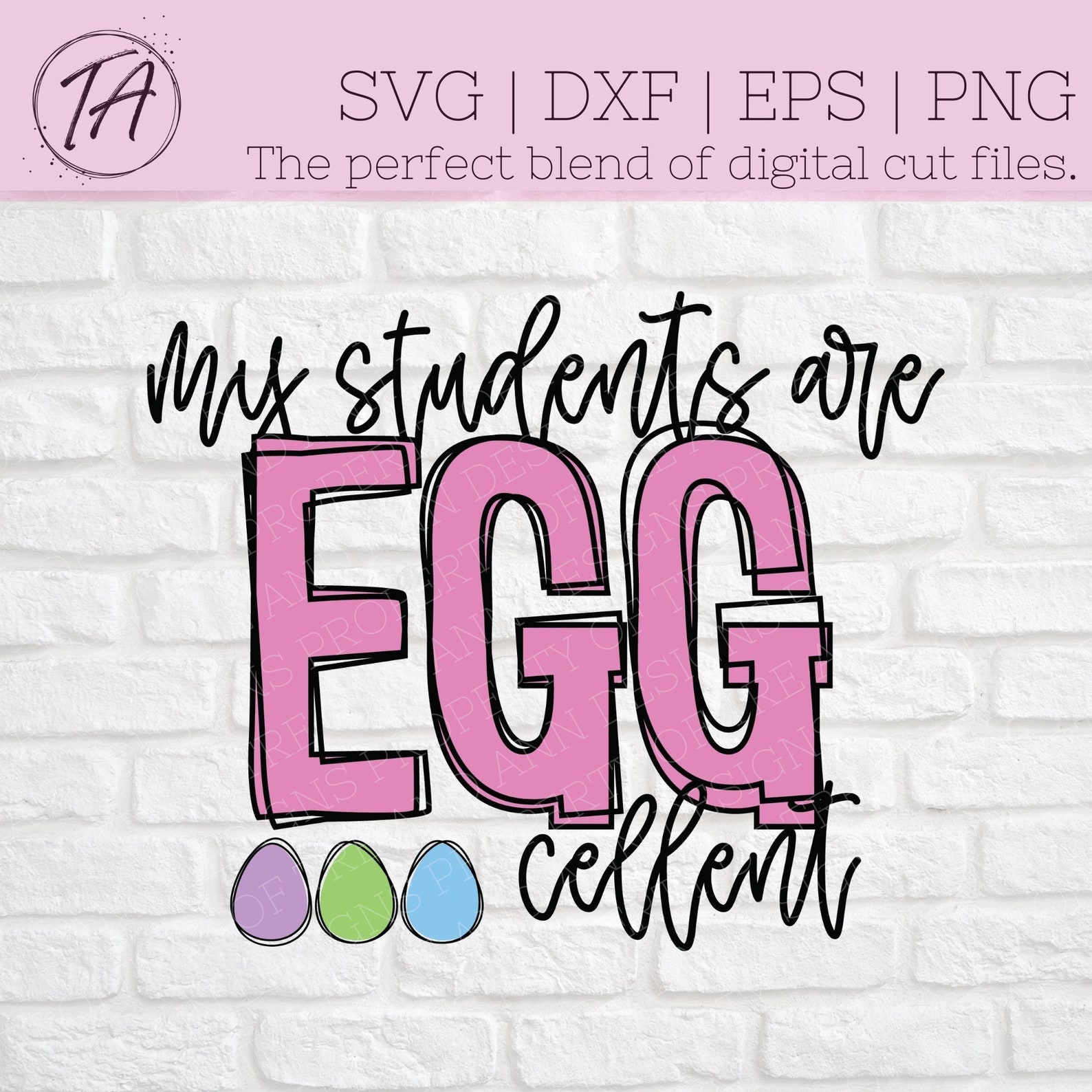My Students Are Egg-cellent Svg Eggcellent Svg Teacher | Etsy
