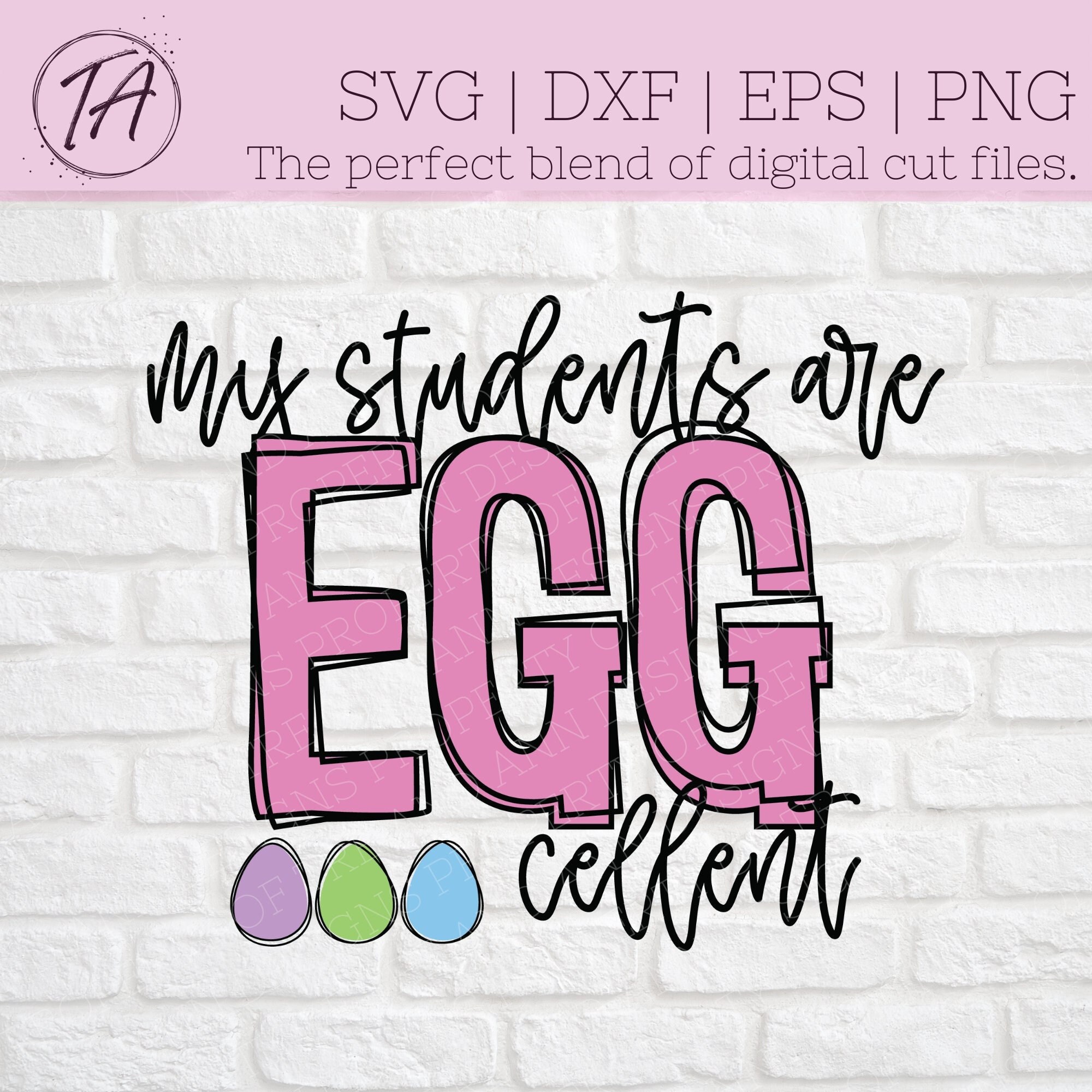 My Students Are Egg-cellent Svg Eggcellent Svg Teacher - Etsy