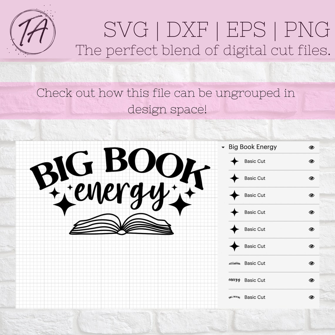 Big Book Energy Svg Books Svg Book Lover Svg Reading - Etsy