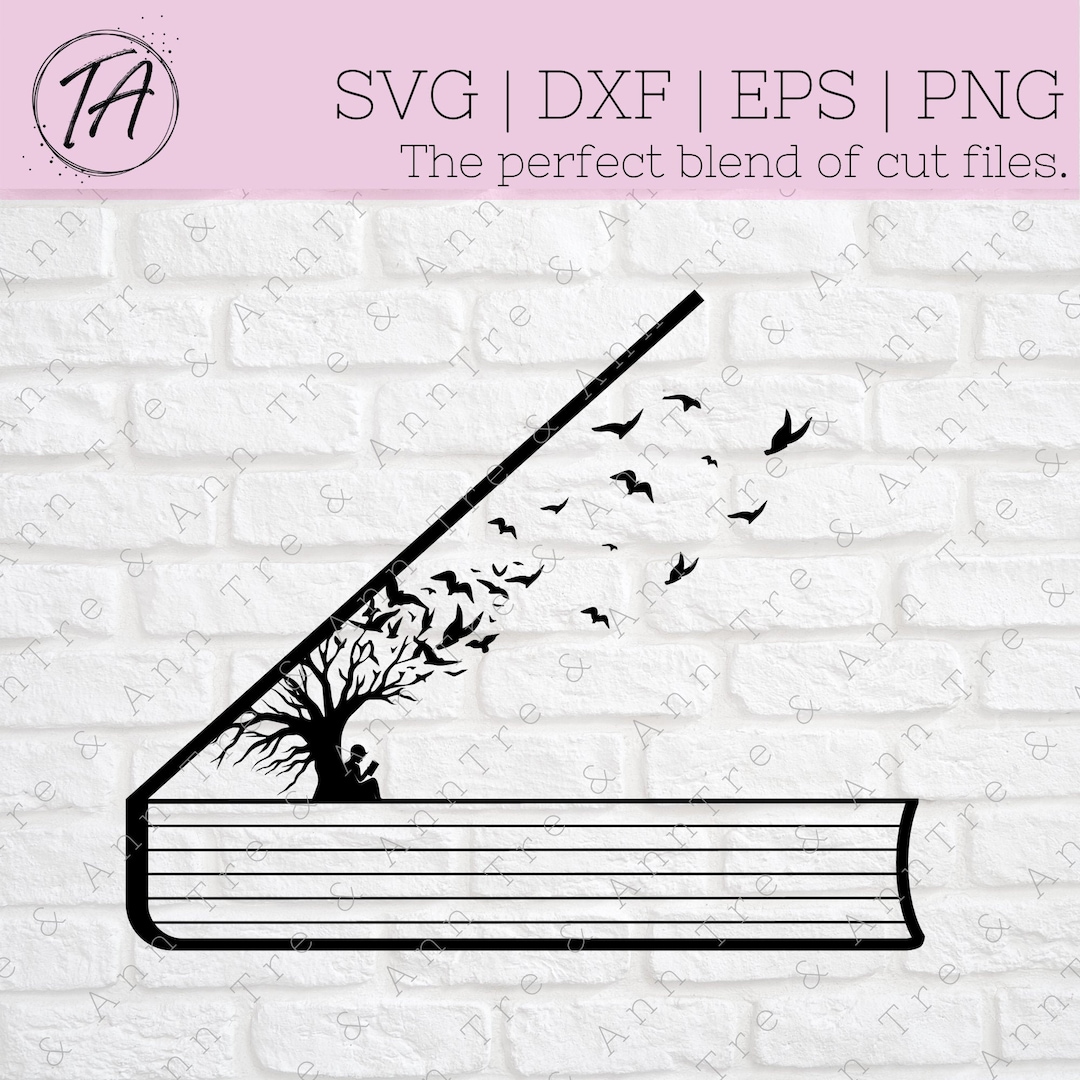 Book Svg - Reading Svg - Read Svg - Book Lover Svg - Reading Lover Svg ...