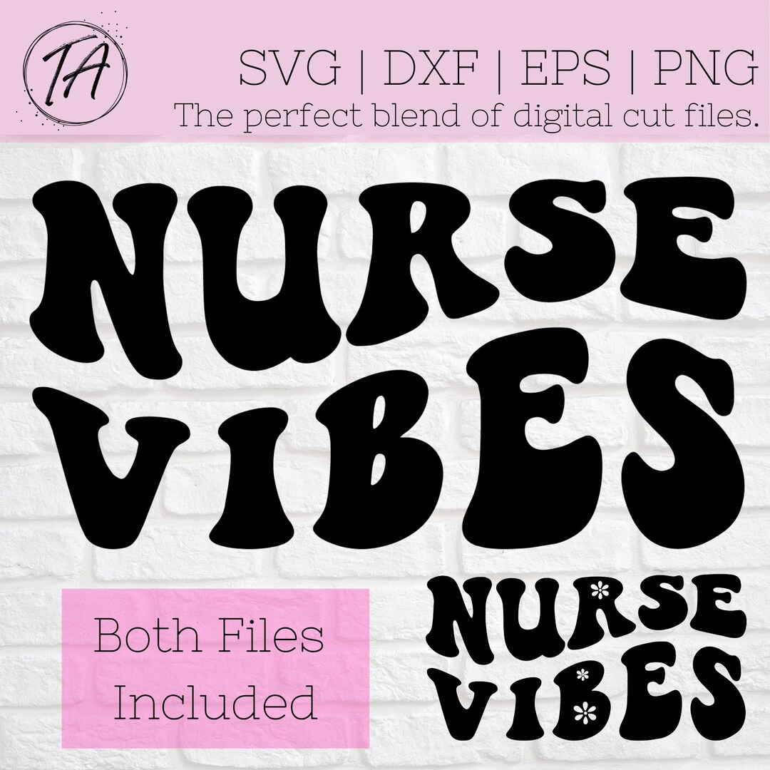 Nurse Svg - Nurse Vibes Svg - Retro Nurse Svg - Healthcare Hero Svg ...