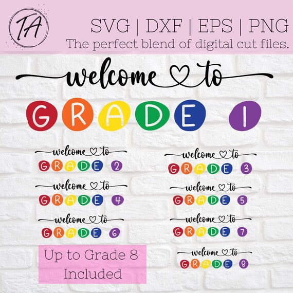 Classroom Welcome Sign Svg Welcome to Grade Svg Classroom - Etsy