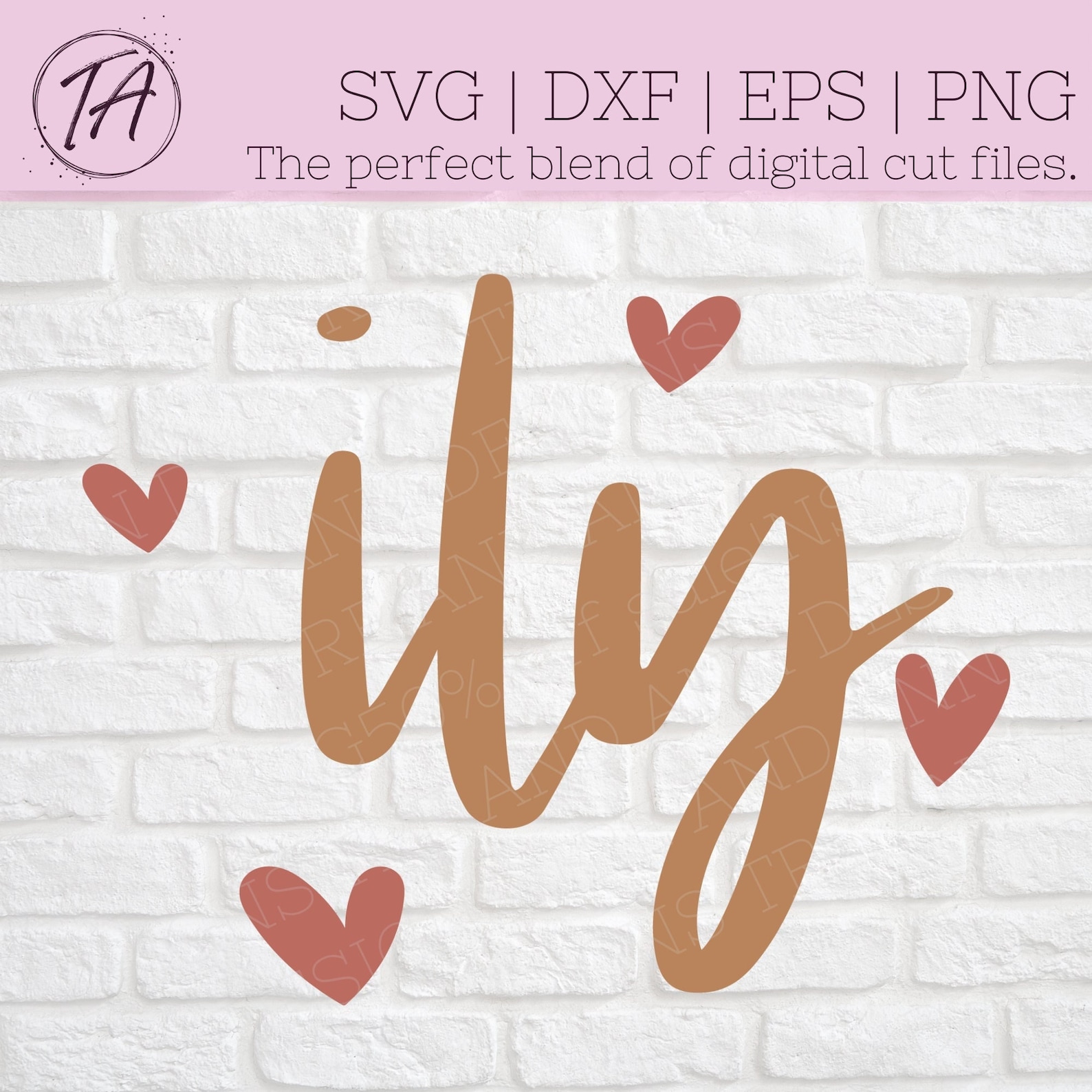 Ily Svg I Love You Svg ILY Svg Valentines Day Svg | Etsy