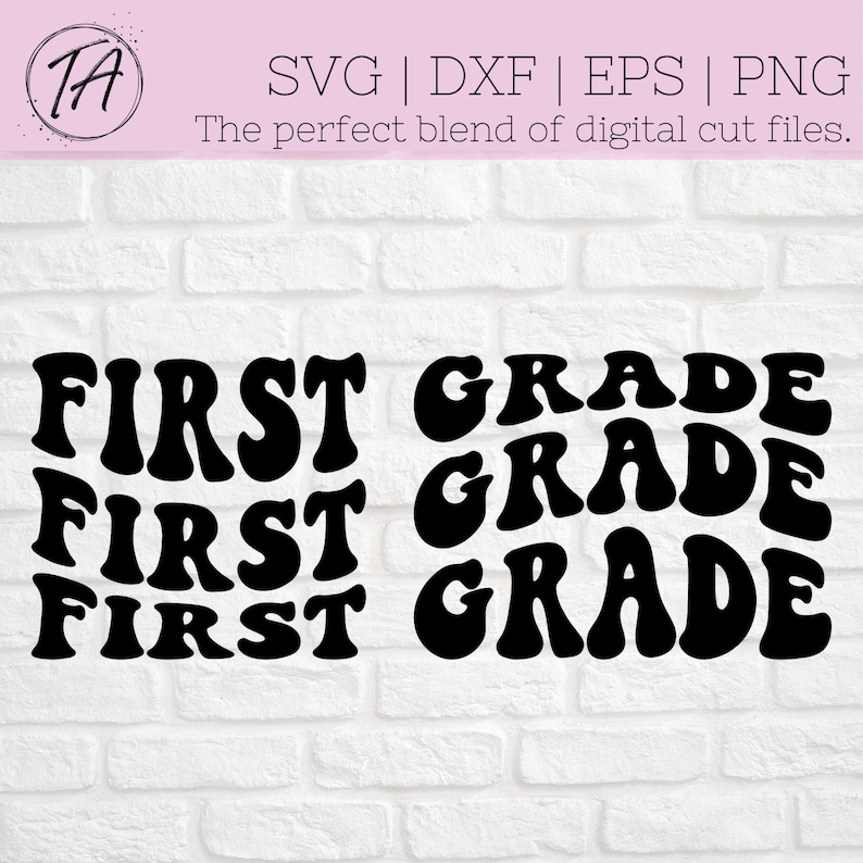 First Grade Svg First Grade Retro Svg Grade One Svg Back - Etsy