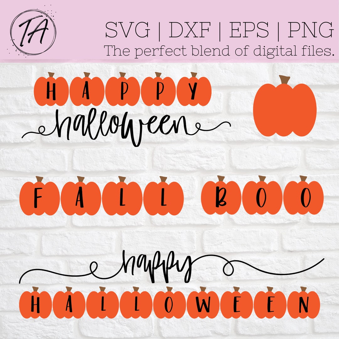 Halloween Svg - Fall Svg - Happy Halloween Svg - Halloween Sign Svg ...
