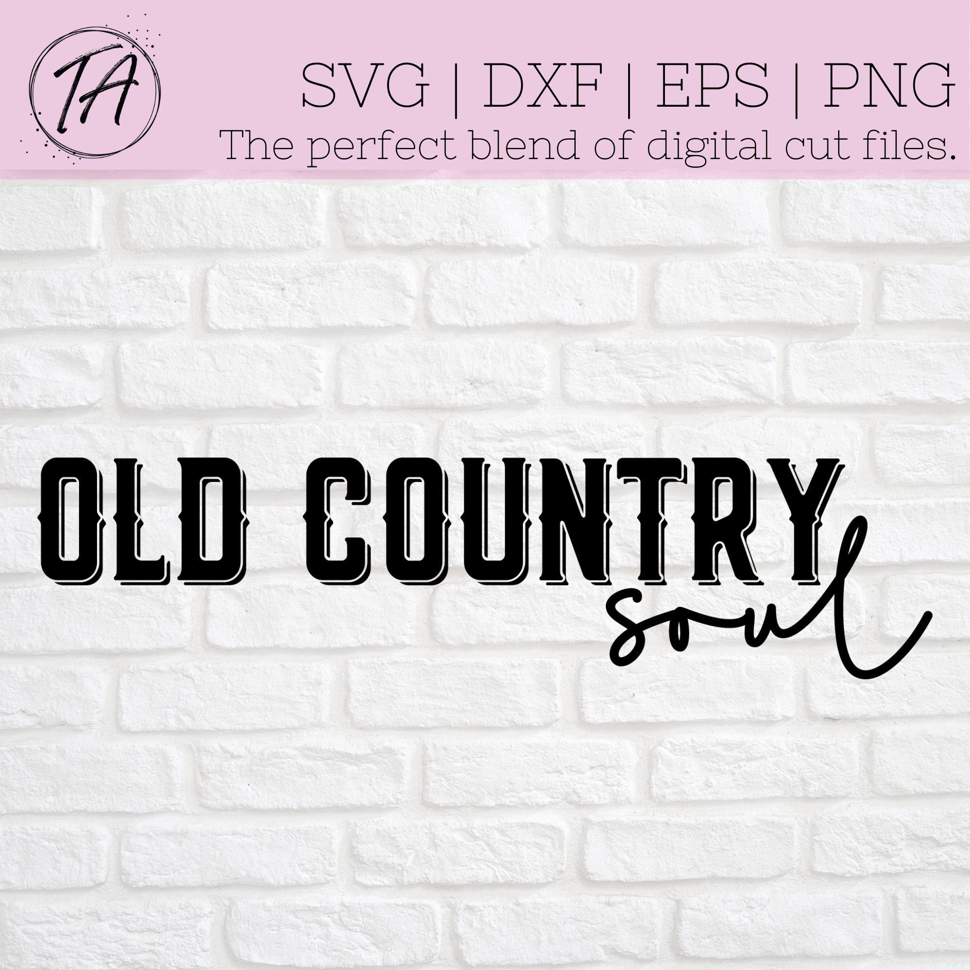 Old Country Soul svg Western svg Country svg Cowboy svg | Etsy