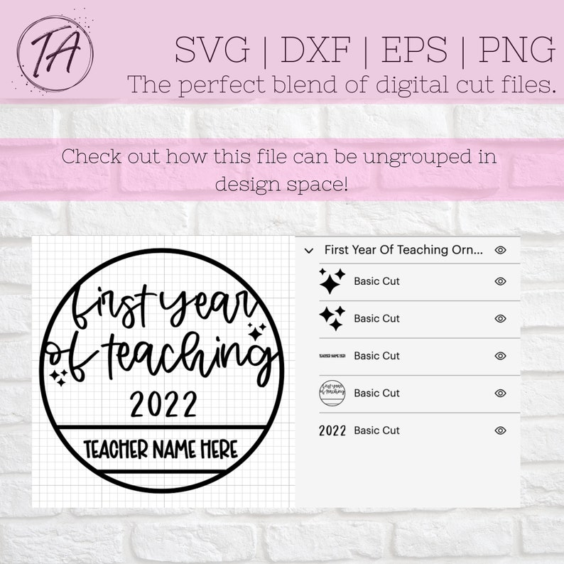 First Year Teaching Svg First Year Teacher Gift Svg - Etsy