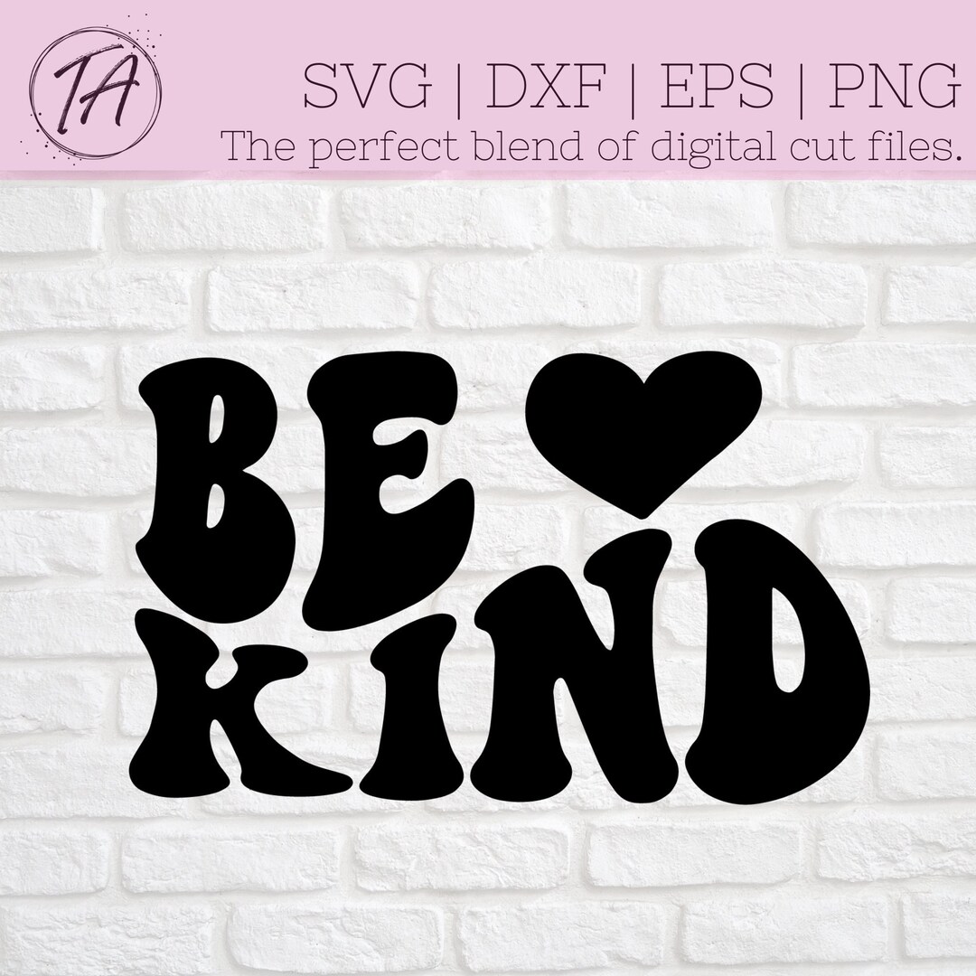 Be Kind Svg- Kind Svg- Pink Shirt Day Svg- Be Kind Design Svg- Be Kind ...