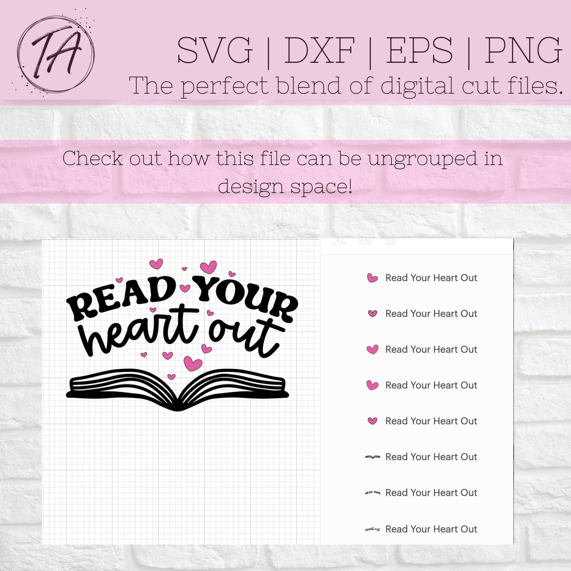 Read Your Heart Out Svg Reading Svg Love Reading Svg - Etsy